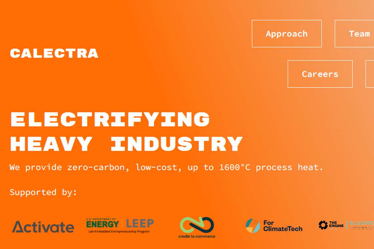 Calectra: Elektrifizierte Ziegel für eine grüne Industrie